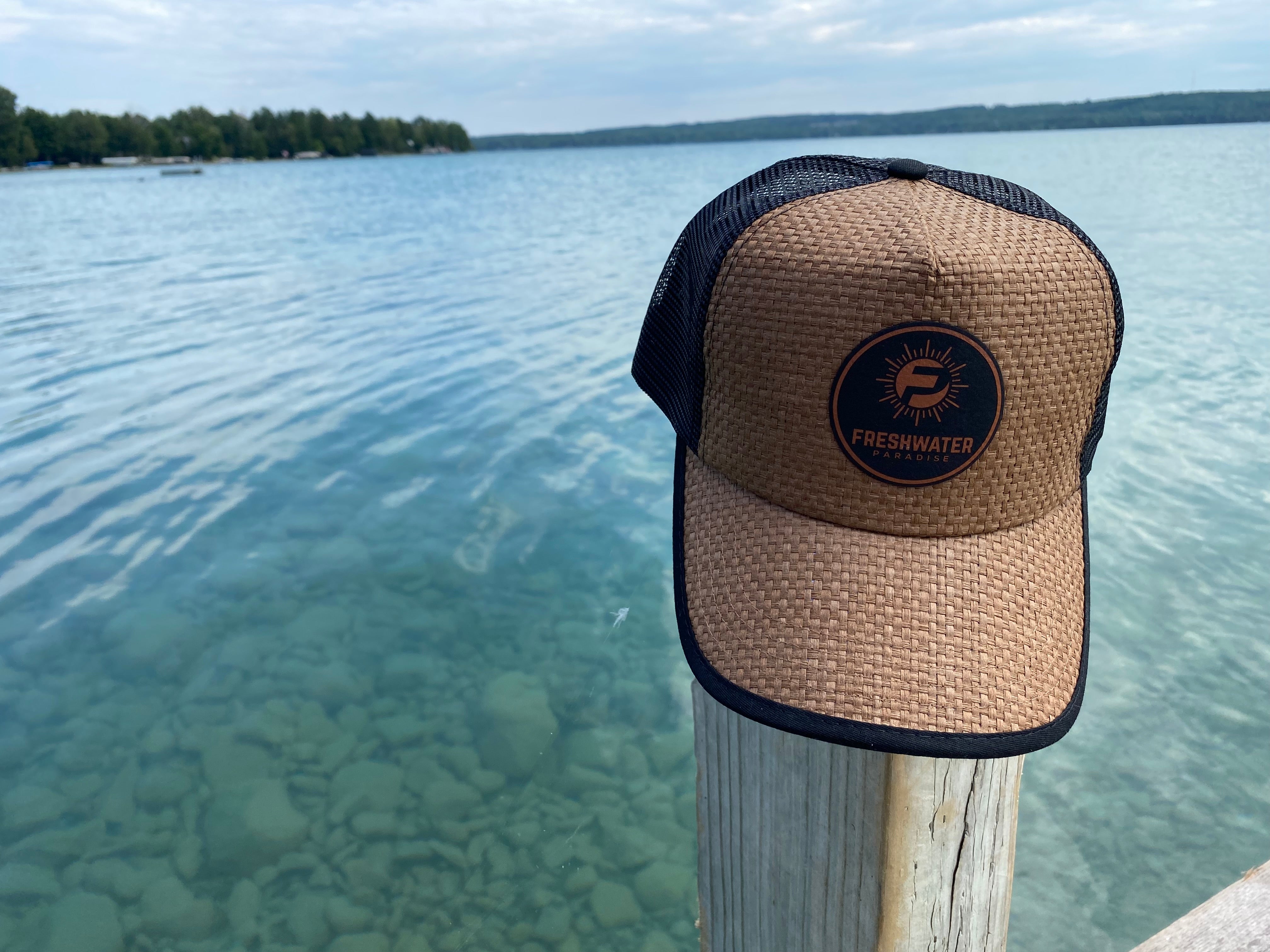 Straw Trucker Patch Hat – Freshwater Paradise